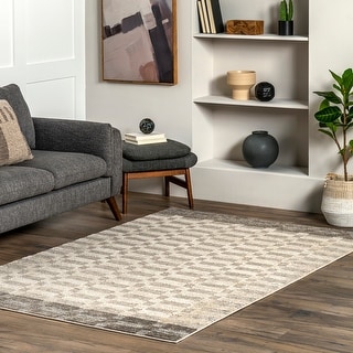 Brooklyn Rug Co Marlina Transitional Geometric Area Rug - Bed Bath ...