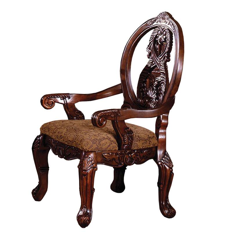 Tuscany II Traditional Arm Chair, Antique Cherry, Set of 2 - Overstock ...