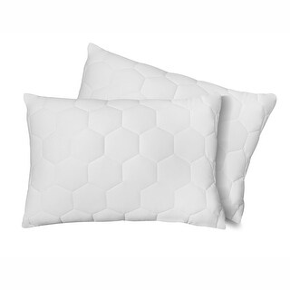 SHEEX Original Performance Queen Size Down Side Sleeper Pillows, White ...