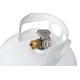 Flame King 11LB Propane Tank Cylinder Squatty with Type 1 OPD Valve ...