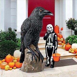 Design Toscano Poe's Giant Gothic Raven Statue - Bed Bath & Beyond ...