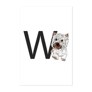 Wdog Illustrations Alphabet Animals Dog Art Print/Poster - Bed Bath ...