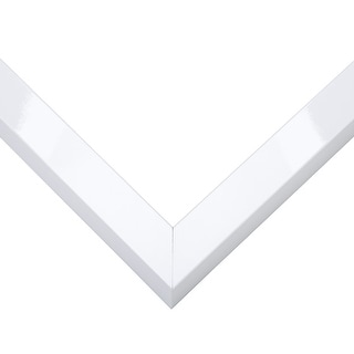 14x9 Shadow Box Frame White | 1.625 inches Deep Real Wood Contemporary ...