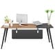 Large Computer Desk 70 Inch Executive Office Desk Modern Simple Home ...
