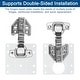 Cabinet Hinges Repair Plates, Stainless Steel Hinge Repair Bracket for ...