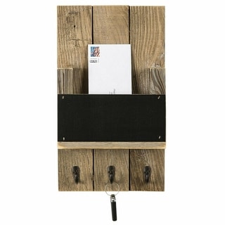 DRAKESTONE 10.5x18 Mail Shelf w/ Key Hooks - Bed Bath & Beyond - 36075337