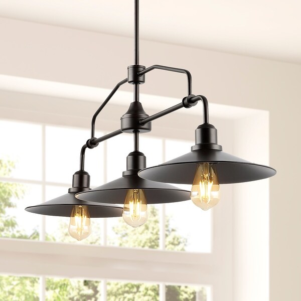 Nathan James Percy Modern 2-Light Pendant Island Light Fixture, Hanging ...