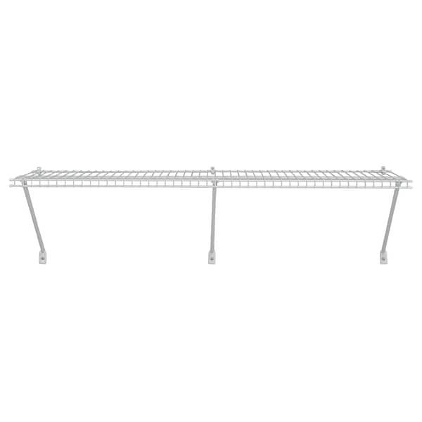 ClosetMaid White Wire Heavy-Duty Storage Shelf - On Sale - Bed Bath ...