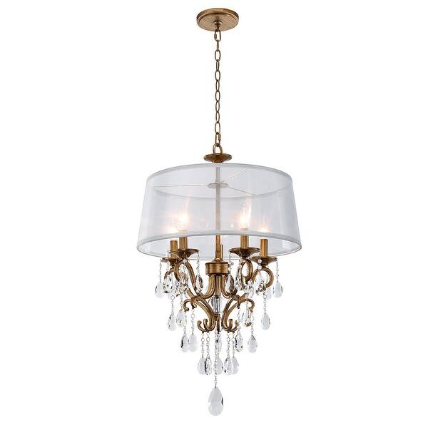 KAWOTI 5-Light Crystal Chandelier. - Bed Bath & Beyond - 35654556