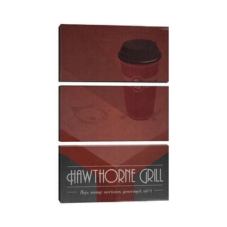 iCanvas "Hawthorne Grill (Pulp Fiction)" by TM Creative Design 3-Piece ...