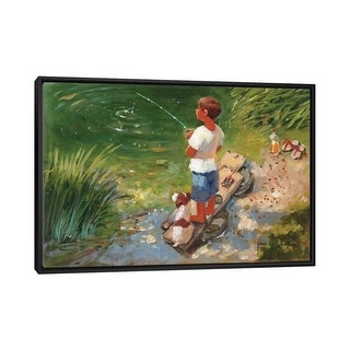 iCanvas "Expecting A Bite" by John Haskins Framed - Bed Bath & Beyond ...