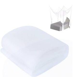 White Mosquito Net DIY Fabric Insect Pest Barrier Netting Curtains ...