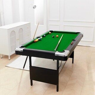 65in Tabletop Billiard Table, Portable Pool Table for Families,Pool ...