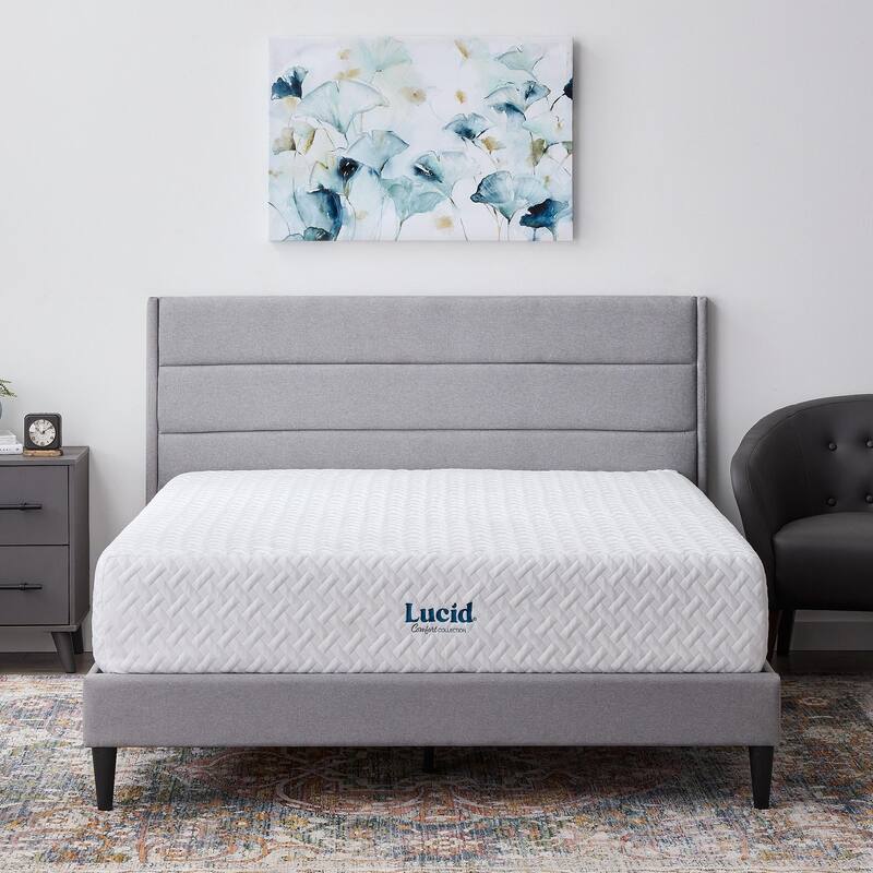 Lucid Firm 10-inch Gel Memory Foam Mattress - Overstock - 21015350