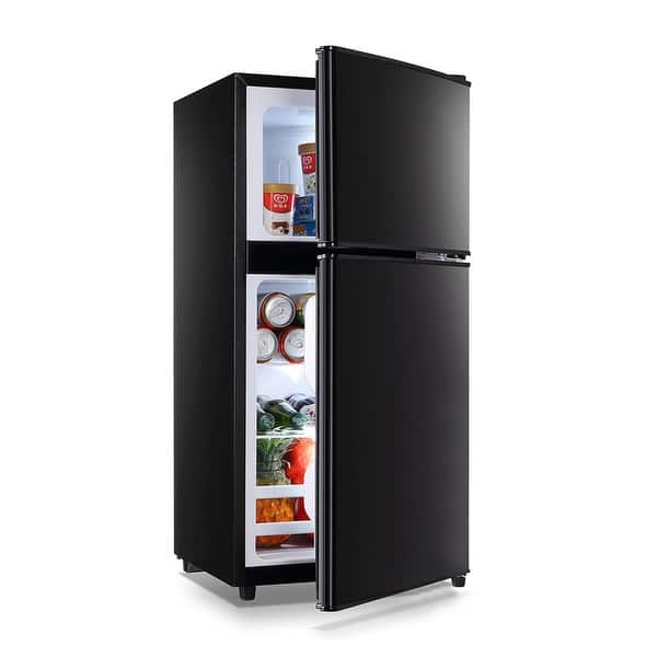 JEREMY CASS 3.5 Cu.Ft Compact Refrigerator Mini Fridge with Freezer and ...