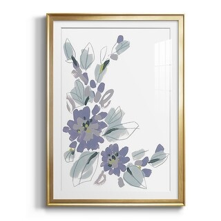 Periwinkle Patch III Premium Framed Print - Ready to Hang - Bed Bath ...