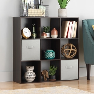 9-Section Cube Organizer-Espresso - Bed Bath & Beyond - 38952743