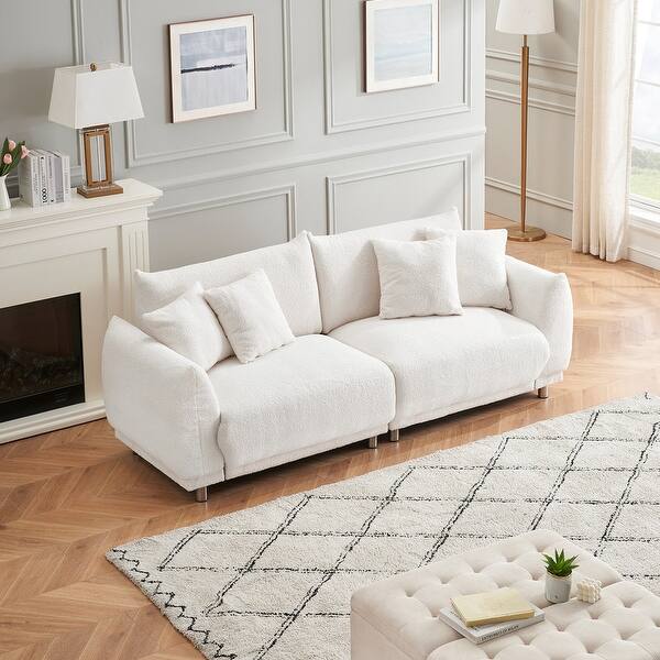 Modern Series Large Bread Upholstered Water Chestnut Sofa (New Product ...