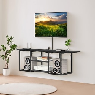 Floating TV Stand with Power Outlet - Bed Bath & Beyond - 42812786