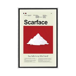 iCanvas "Scarface" by Prints and Giggles by Erin Hagerman Framed - Bed ...