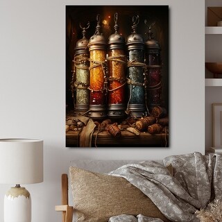 Designart "Hebrew Torah Scrolls" Judaism Wall Art Living Room - Bed ...