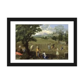 iCanvas "Summer, or Ruth and Boaz, 1660-64 " by Nicolas Poussin - Bed ...