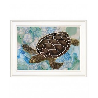 Sea Turtles Collage II 1 White Framed Print Wall Art - Bed Bath ...