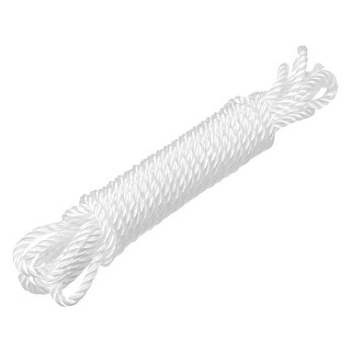 Twisted Nylon Mason Line White 5M/16.4 Feet 6MM Dia for DIY Projects ...