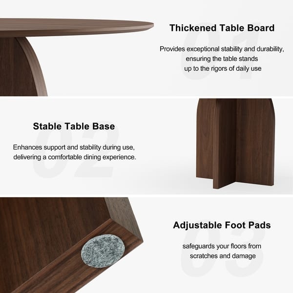 wooden table support