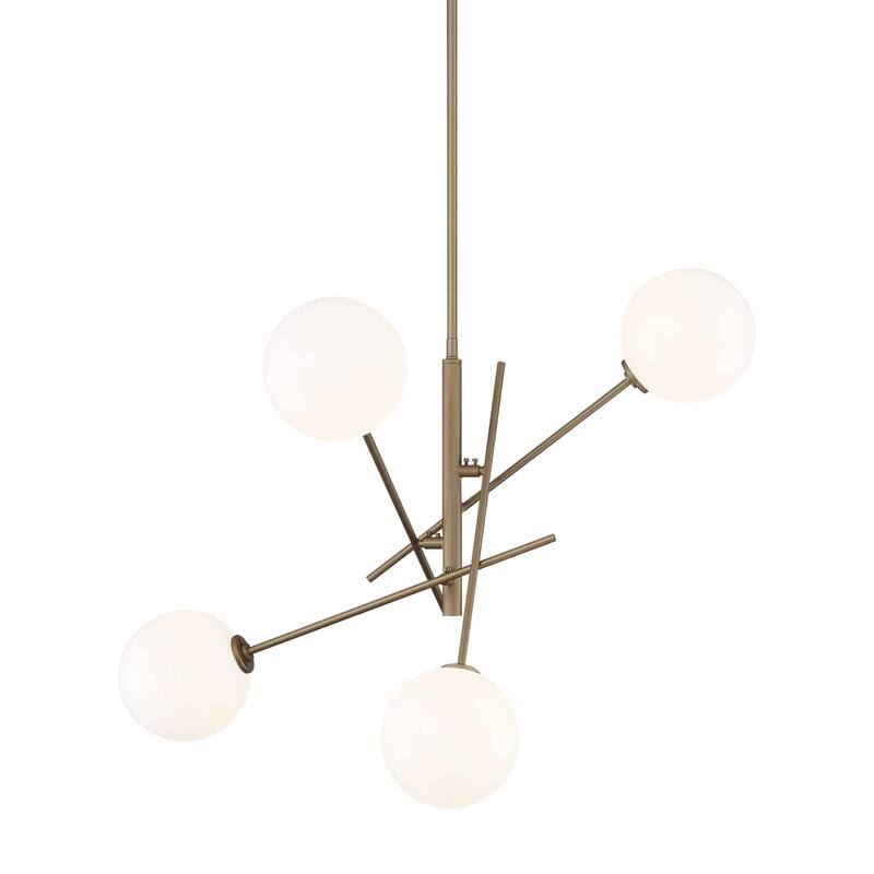 Caucy 4-Light Sputnik Modern Chandelier-UL - 32 inches - Bed Bath ...