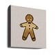 "Xmas Gingerbread Man" Wrapped Canvas Wall Art - Bed Bath & Beyond ...