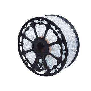 Vickerman 150' x .5" Cool Wht LED Rope Light Spool, 120 Volt. - 150' x ...