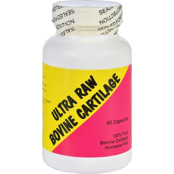 Ultra Glandulars Bovine Cartilage - Raw - 60 Capsules - Bed Bath ...