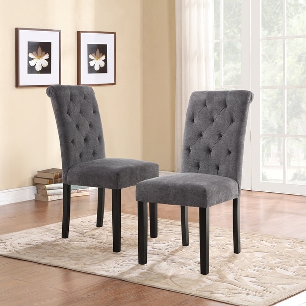 HomePop Classic Parsons Dining Chair - Blue Calypso Stripe (Set of 2 ...