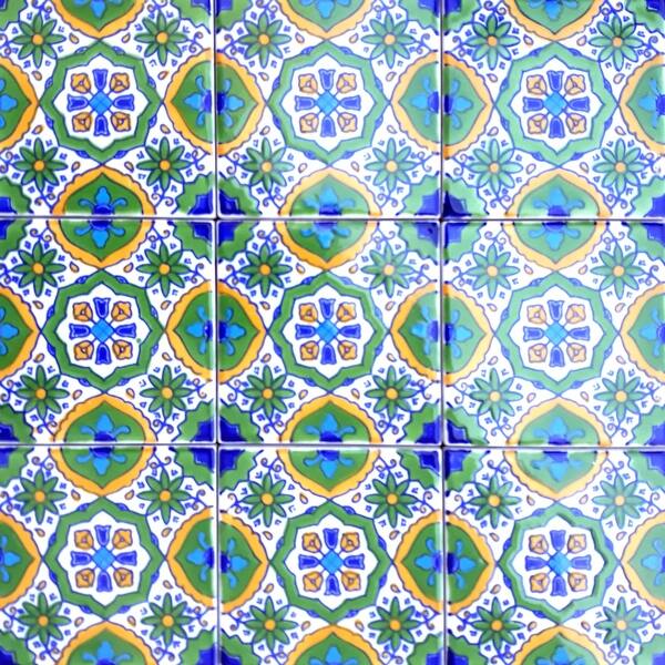 5 Sq. Ft. (45 tiles) Backsplash Design 4x4 Pool Kitchen Bathroom Wall ...