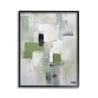 Stupell Subtle Grey Shapes Framed Giclee Art Design By RB - Bed Bath ...