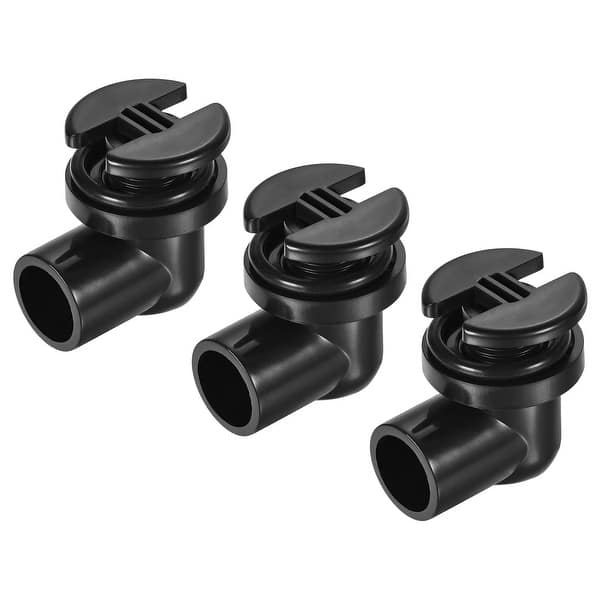 3Pcs PVC Water Tank Pipe Fitting 20mm Elbow Connector with Rubber Ring ...