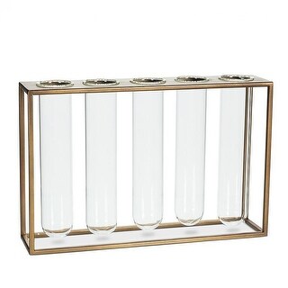 Five Tubes In A Rack Vase - Bed Bath & Beyond - 40042314