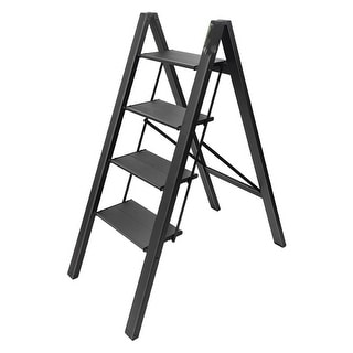 4 Step Aluminum Portable Lightweight Ladder for Kitchen - Bed Bath ...