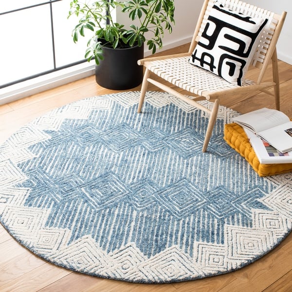 SAFAVIEH Handmade Metro Voline Diamond Wool Rug - On Sale - Bed Bath ...