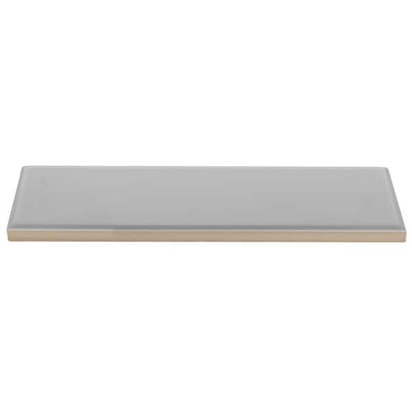 solid light grey tile