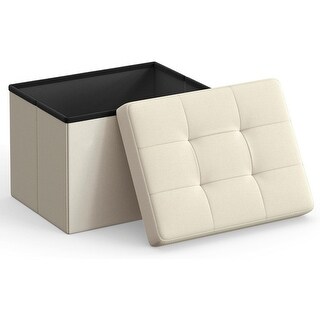 Small Folding Storage Ottoman - Bed Bath & Beyond - 43253139