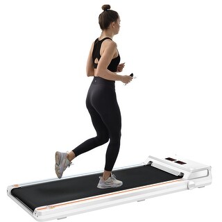 2.5 HP Slim Walking Electric Treadmill with APP Bluetooth, Remote ...