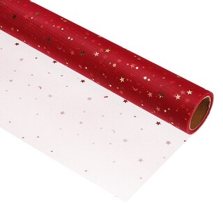 Flower Wrapping Mesh 15ft Floral Bouquet Packaging Moon Net Yarn Red ...