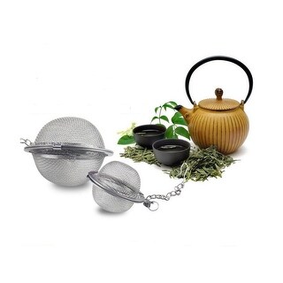 Stainless Steel Tea Infuser Ball with Secure Locking Mesh Strainer ...