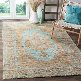 SAFAVIEH Hand-knotted Tangier Maiu Modern Wool Rug - Bed Bath & Beyond ...