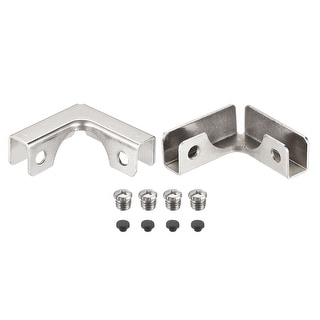 Glass Fixing Clip, L-shaped Glass Combination Fixing Bracket Reinforced ...