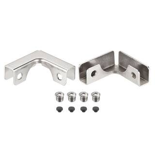 Glass Fixing Clip, L-shaped Glass Combination Fixing Bracket Reinforced ...