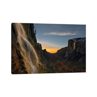 iCanvas "Yosemite Firefall" by Hua Zhu Canvas Print - Bed Bath & Beyond ...