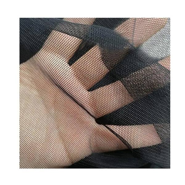 Black Mosquito Net DIY Fabric Insect Pest Barrier Netting Curtains ...